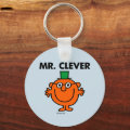 Classic Mr. Clever Logo Keychain | Zazzle