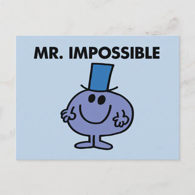Classic Mr. Impossible Postcard | Zazzle