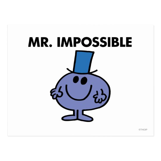 Classic Mr. Impossible Postcard | Zazzle.com