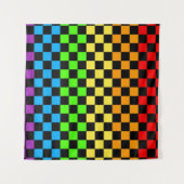 Classic Multi Color Checkered Design Backdrop | Zazzle