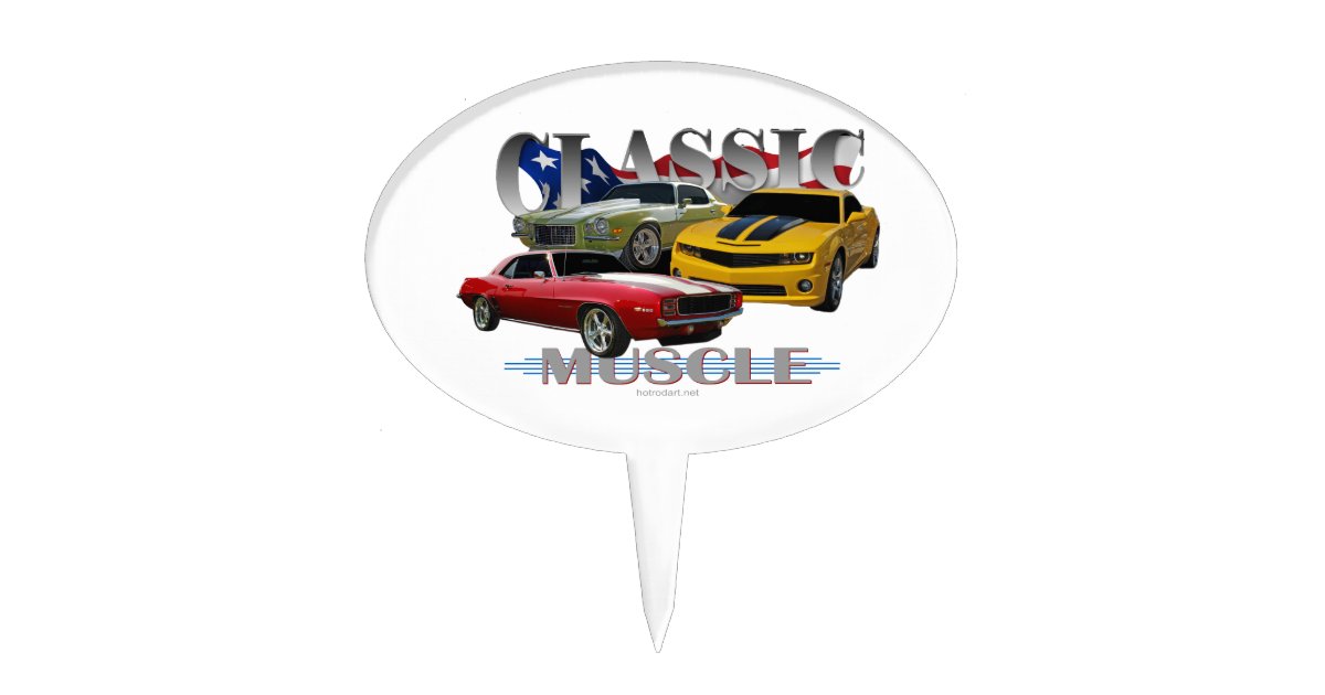 classic muscle cake topper | Zazzle