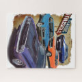 Classic Muscle Cars Jigsaw Puzzle | Zazzle