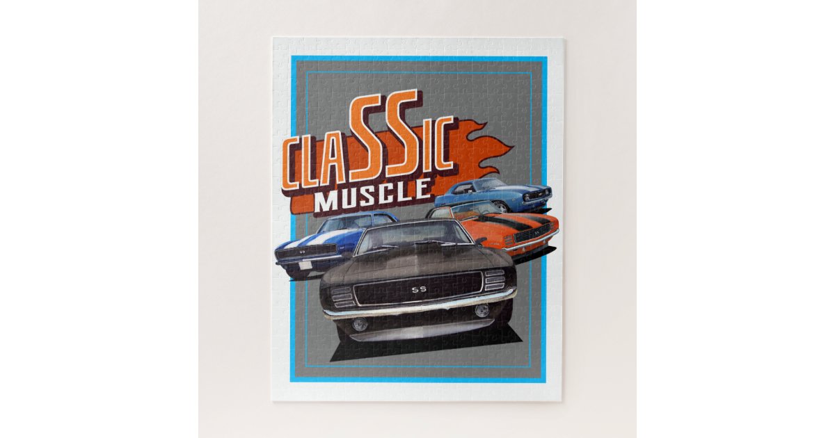 ClaSSic Muscle Jigsaw Puzzle | Zazzle