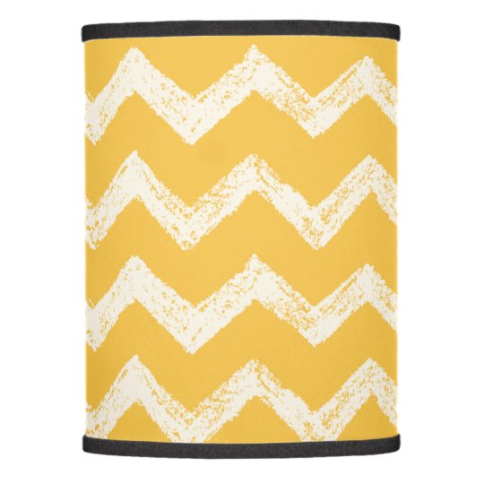Classic mustard yellow chevron lamp shade | Zazzle.com
