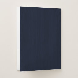Classic Navy Blue Bamboo Wood Grain Look Pocket Folder | Zazzle