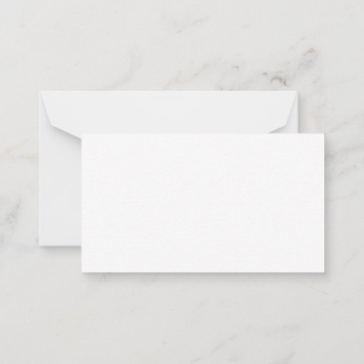 Classic Navy Blue Professional Formal Thin Border Note Card | Zazzle