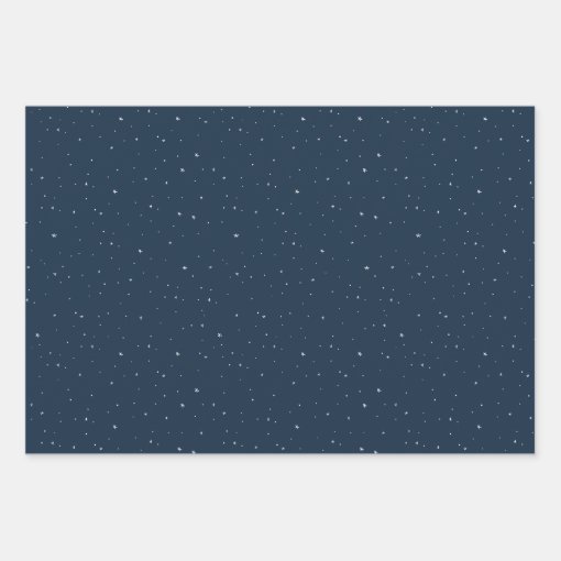 Classic navy holiday plaid and stars Christmas Wrapping Paper Sheets ...