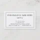 Classic, Old Fashioned Business Card | Zazzle
