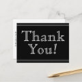 Classic, Old Fashioned "Thank You!" Postcard | Zazzle