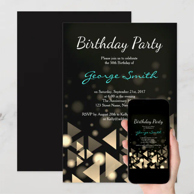 Classic Old School Birthday Party Invite | Zazzle
