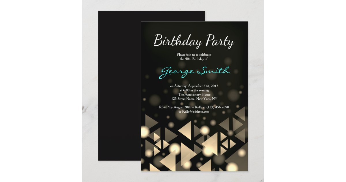 Classic Old School Birthday Party Invite | Zazzle