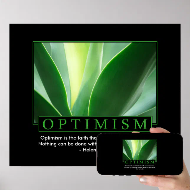 Classic Optimism Poster | Zazzle