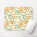 Classic Orange Fruit Pattern Mouse Pad | Zazzle