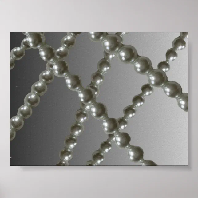 Classic Pearls Poster | Zazzle