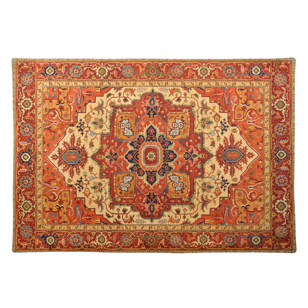 CLASSIC PERSIAN RUG PLACEMAT | Zazzle