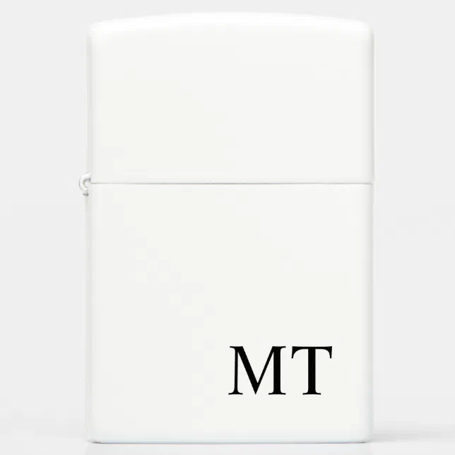 Classic Personalized Monogram Zippo Lighter | Zazzle