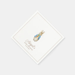 Classic Peter the Rabbit Baby Shower Napkins | Zazzle