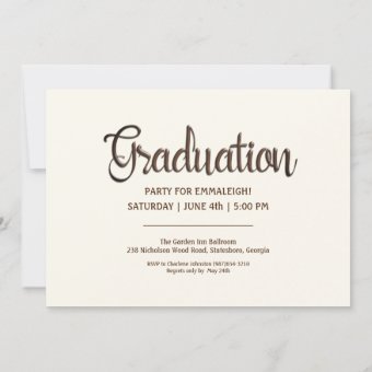 Classic Photo Class of 2019 Graduation Party Invitation | Zazzle