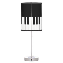Classic Piano Keyboard Personalized Music Table Lamp | Zazzle
