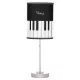 Classic Piano Keyboard Personalized Music Table Lamp | Zazzle