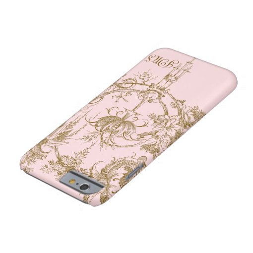 Classic Pink and Brown Toile Pattern Case-Mate iPhone Case | Zazzle