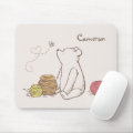 Classic Pooh and Honey Pots Mouse Pad | Zazzle