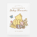 Classic Pooh & Piglet | Baby Shower Welcome Acrylic Sign | Zazzle