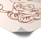 Classic Pooh & Tigger 1st Birthday Welcome Poster | Zazzle