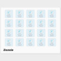 Classic Pram Baby Shower Sticker | Zazzle