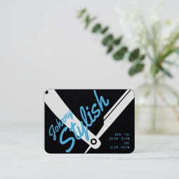 Classic professional stand out black business card | Zazzle