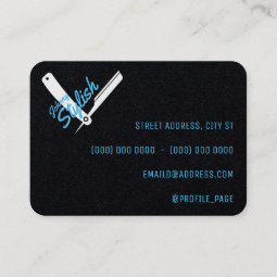 Classic professional stand out black business card | Zazzle