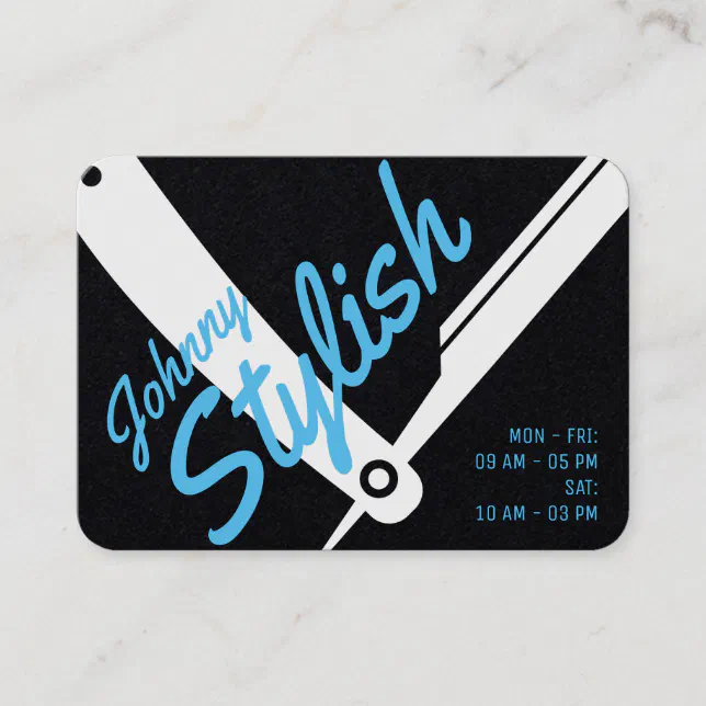 Classic professional stand out black business card | Zazzle