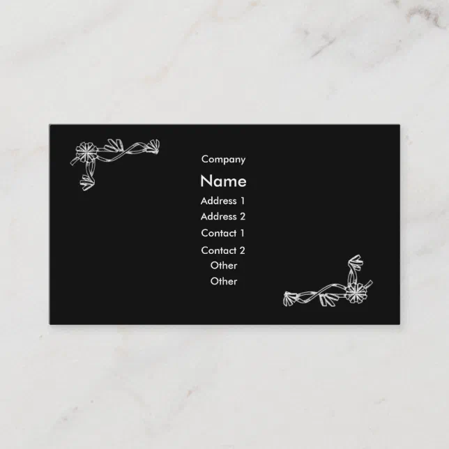 Classic Profile Card | Zazzle