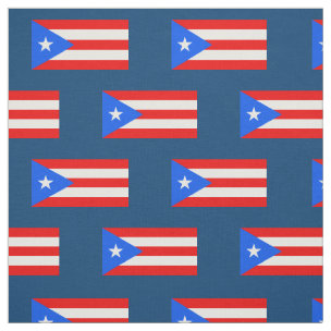 Puerto Rico Flag - Fabric | Zazzle.com