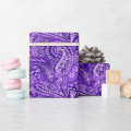 Classic Purple Paisley Wrapping Paper | Zazzle