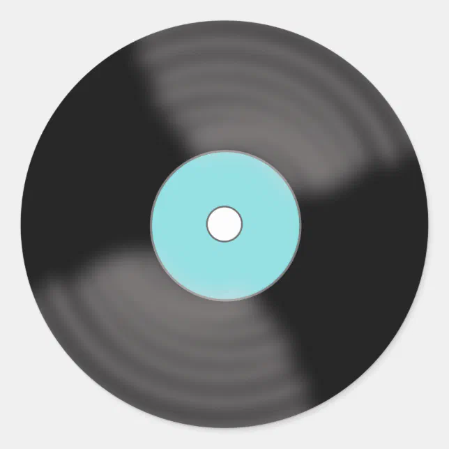 Classic Record Stickers | Zazzle