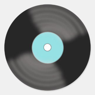 Vinyl Record Stickers | Zazzle