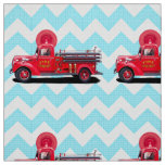 Classic Fire Engine Fabric | Zazzle.com