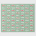 Classic Red Firetruck Custom Firefighter Theme Wrapping Paper | Zazzle