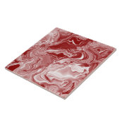 Classic Red Marble Ceramic Tile | Zazzle