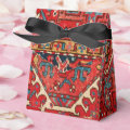 Classic Red Turkish Persian Oriental Rug Favor Boxes | Zazzle
