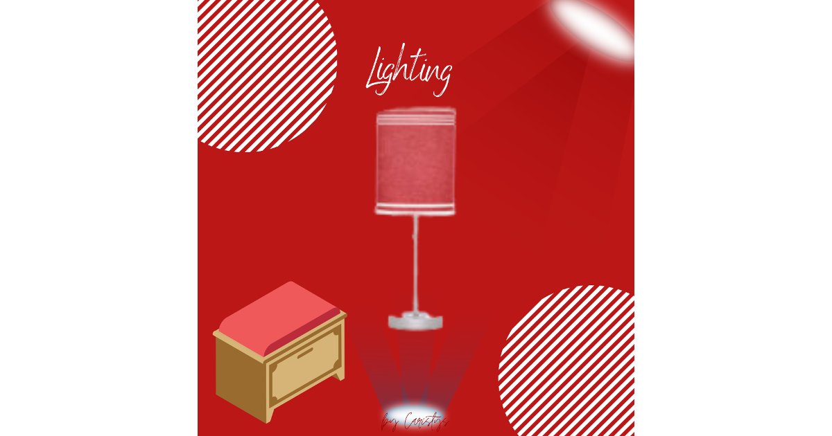 Classic Red with White Stripes Lamp Shade | Zazzle