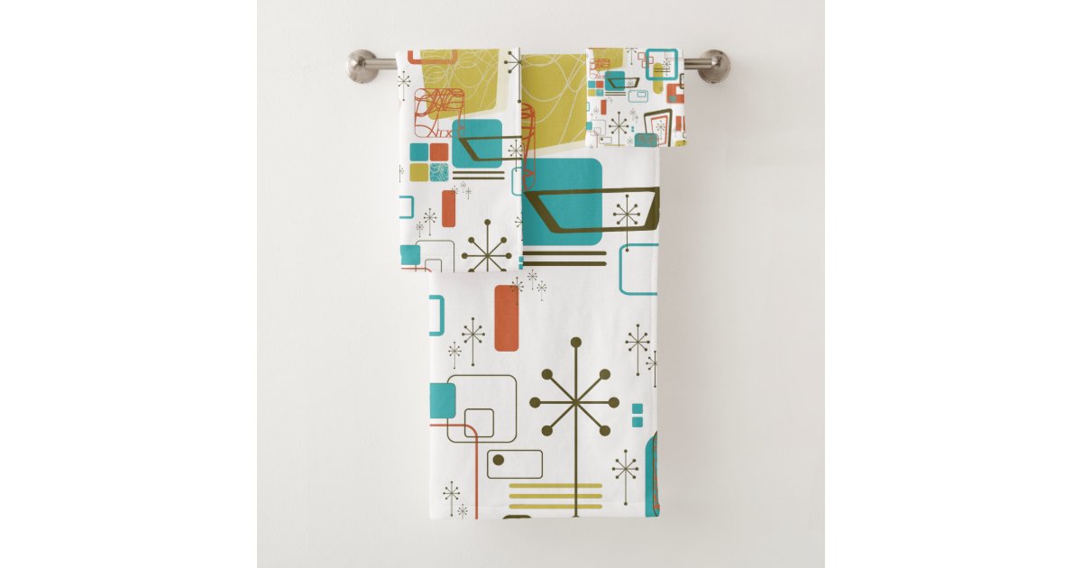 Classic Retro Bath Towel Set | Zazzle