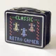 Classic Retro Gamer Pixel Race Metal Lunch Box | Zazzle