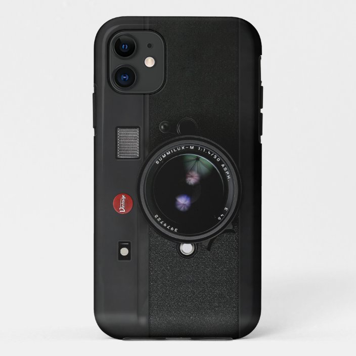 Classic Retro Old Vintage Black doff Camera Case-Mate iPhone Case ...