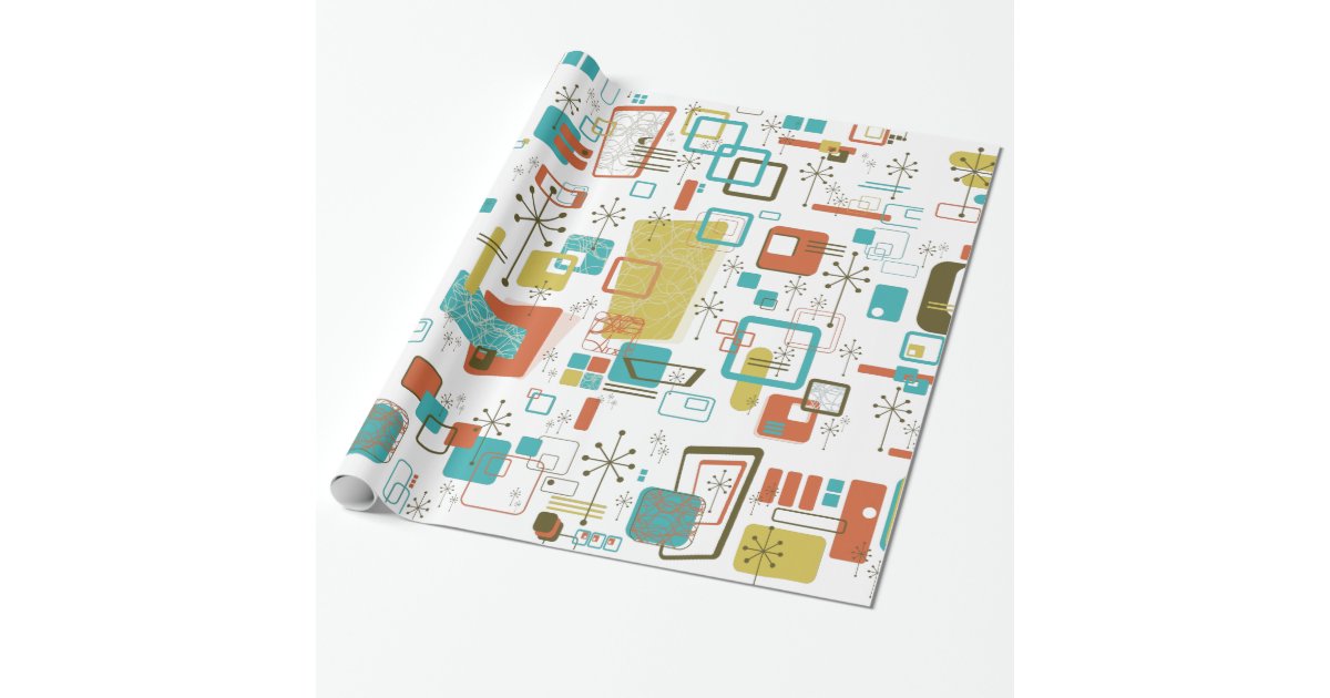 Classic Retro Wrapping Paper | Zazzle