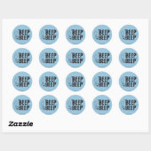 Classic ROAD RUNNER™ BEEP BEEP!™ Classic Round Sticker | Zazzle