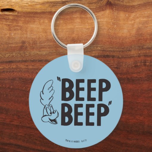 Classic ROAD RUNNER™ BEEP BEEP!™ Keychain | Zazzle