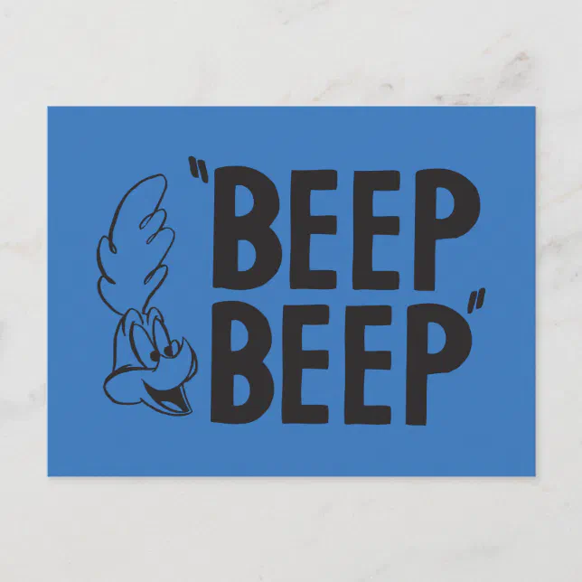 Classic ROAD RUNNER™ BEEP BEEP!™ Postcard | Zazzle