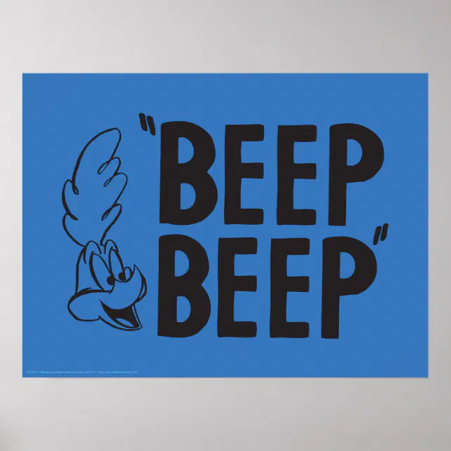 Classic ROAD RUNNER™ BEEP BEEP!™ Poster | Zazzle